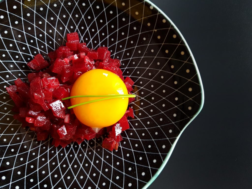 Beetroot tartare - lovely eating